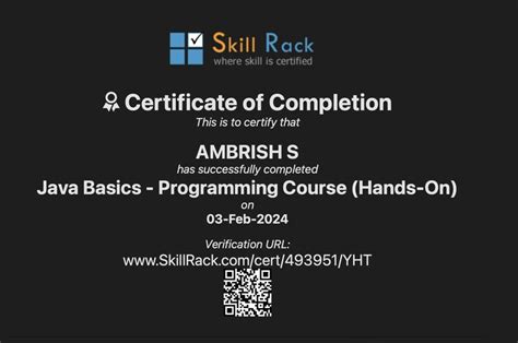 Ambrish S On Linkedin Java Skillrack