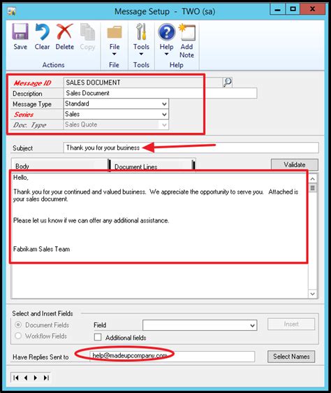 Tip Email Functionality In Microsoft Dynamics Gp Trinsoft