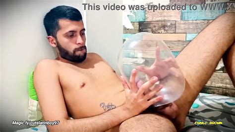 Fucking An Inflated Condom Until I Cum Inside Of It I Fuck It So Deep