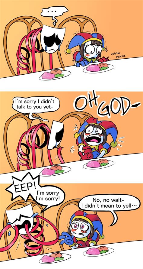 Gangle Says Hi To Pomni Comic R Theamazingdigitalciru