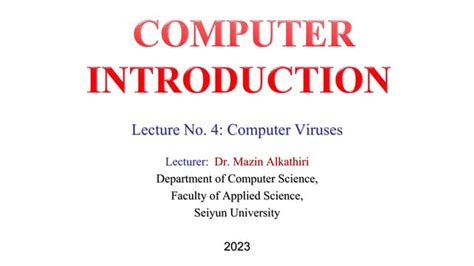 Computer Introduction Lecture04 Ppt
