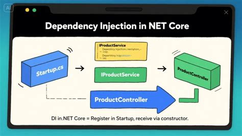 how does dependency injection work in core syed muhammad farooq