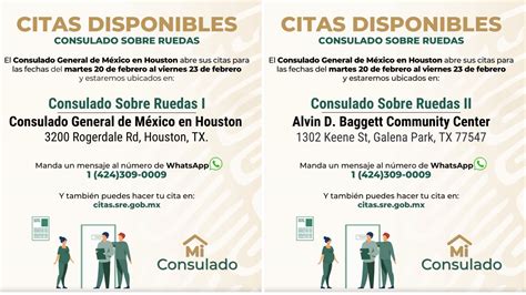 Nuevas Sedes De Los Consulados Sobre Ruedas La Esquina Tx