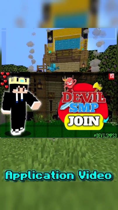 Make Application For Devil Smp 😮‍💨 Devil Smp Shorts Minecraft Youtube