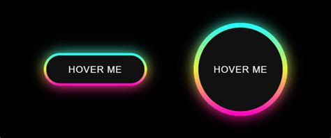 Colorful Glowing Effect On Hover Using Html And Css Dev Community