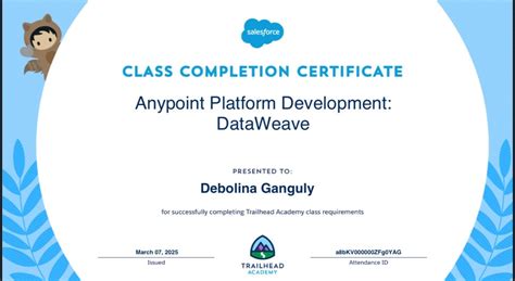 I Am Honored To Complete Workshop On Mulesoft Dataweave Handson Thanks To Salesforce For