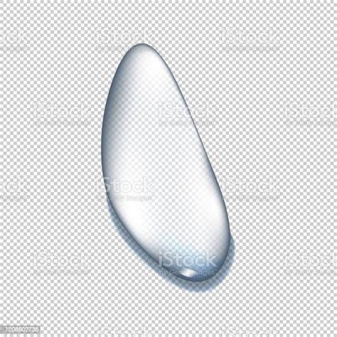 회색 배경에 그림자로 설정 현실적인 순수하고 투명한 물 방울 벡터 일러스트레이션 0명에 대한 스톡 벡터 아트 및 기타 이미지 0명 3차원 형태 감기와 독감 Istock
