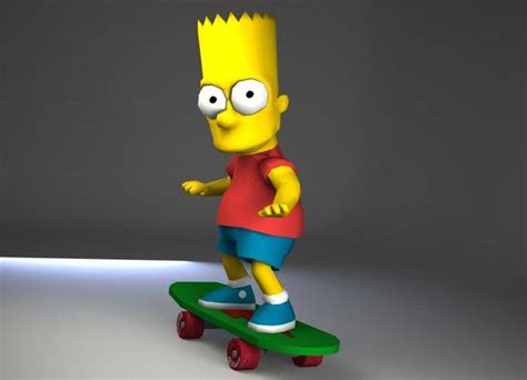 Papermau The Simpsons Bart Simpson Paper Model By Warzonefury