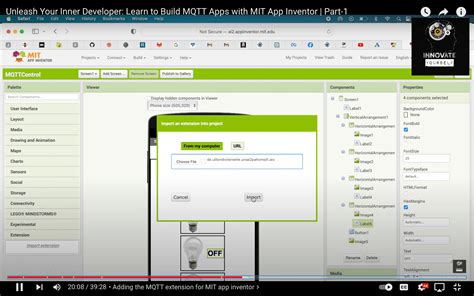 Unleash Your Inner Developer Easy Steps To Learn To Build Mqtt Apps With Mit App Inventor 2