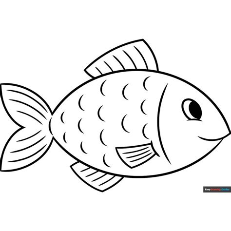 Easy Fish In 2025 Coloring Pages Fish Coloring Page Free Printable