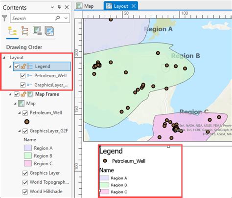 How To Display Graphic Elements Or Layers In Arcgis Pro Legends