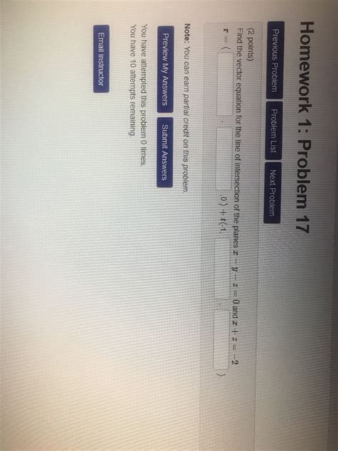Solved Homework 1 Problem 17 Previous Problem Problem List