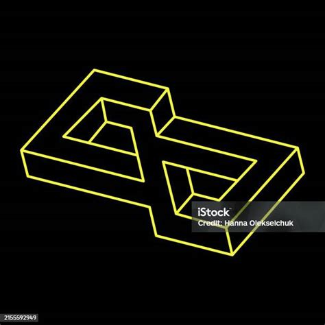 불가능한 모양 착시 선형 무한 개체입니다 추상 영원한 기하학적 도형입니다 불가능한 형상 기호 윤곽선 광학 예술 3차원 형태에 대한 스톡 벡터 아트 및 기타 이미지 Istock