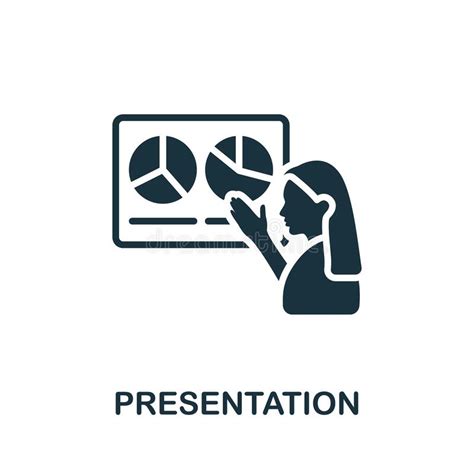 Presentation Icon Monochrome Simple Customer Relationship Icon For Templates Web Design And