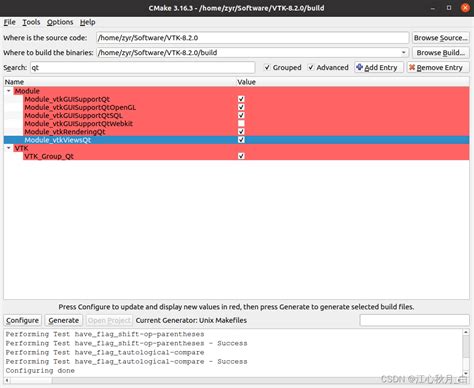 Ubuntu2004下qt51212 Vtk820环境配置、代码测试及问题分析ubuntu Qt 配置vtk Csdn博客