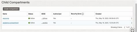 Creating A Compartment In Oracle Cloud Amy Simpson Grange Blog