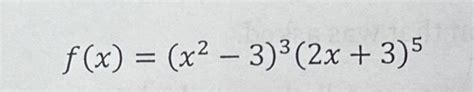 Solved Find The Derivative Of The Function Using The Chain