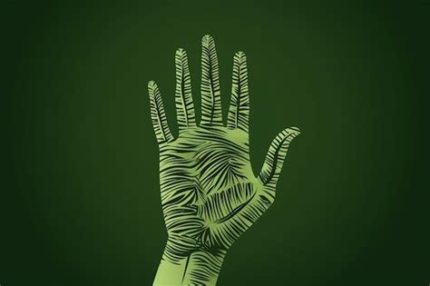 premium ai image illustrating the human imprint on nature generative ai