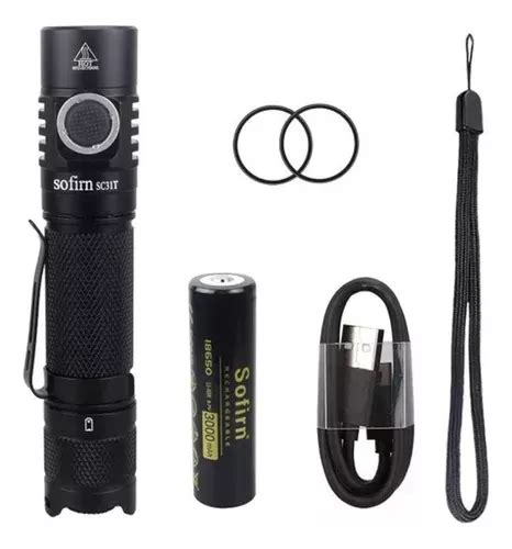 Lanterna Tática Cree Sofirn Sc31t 2000lm Usb C 2 Botões Frete Grátis
