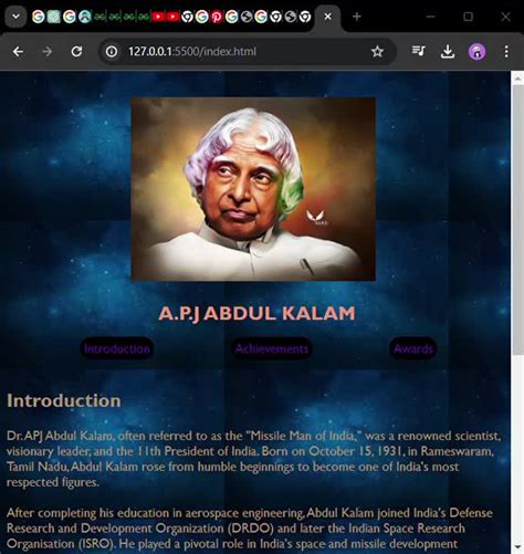 Video Swathi Thiyagarajan On Linkedin Webdevelopment Html Css Tributepage Codingjourney