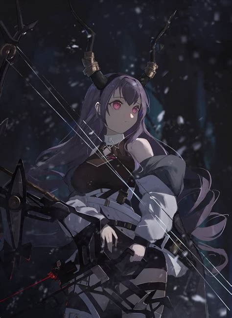 明日方舟 插画师Gu0st的提丰插画图片 BoBoPic