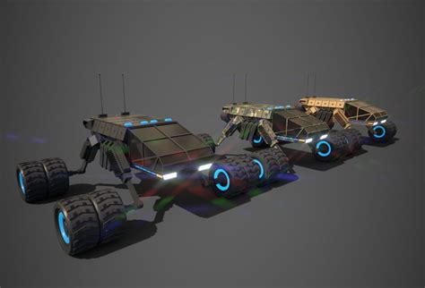 Md Waziullah Apu On Linkedin 3d Unity3d Unreal Ue5 Ue4 Vehicle Truck Rover Scifi Prb