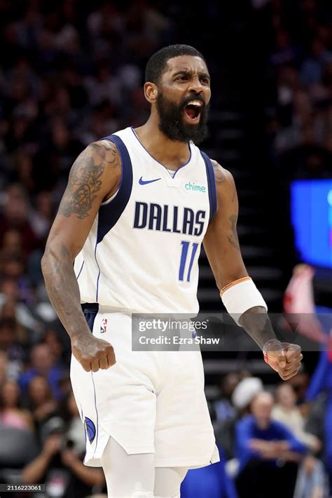 Kyrie Irving Of The Dallas Mavericks Reacts During Their Game Against News Photo Getty Images