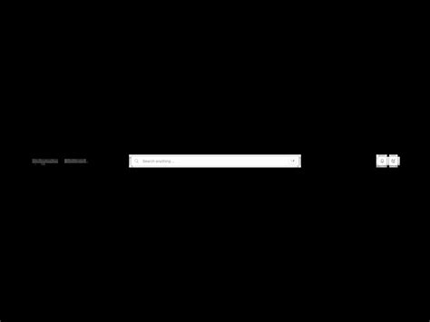 Bootstrap Horizontal Navbar With Search And Icons