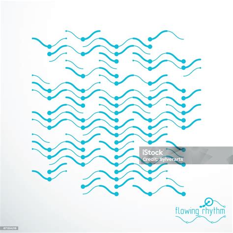 미래 추상 벡터 기술 배경입니다 초록 물결 라인 패턴 일러스트 레이 션입니다 0명에 대한 스톡 벡터 아트 및 기타 이미지 0명 곡선 기계 공학 Istock