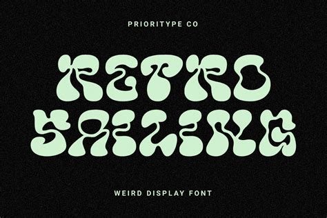 Retro Sailing Weird Display Font Prioritype Co