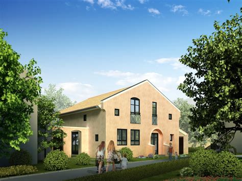 무료 이미지 경치 건축물 잔디 별장 맨션 건물 근교 시골집 정면 재산 농가 이웃 부동산 농촌 지역 심상 Cgi 표현 시각화 3d 다문화