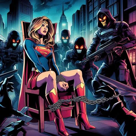 Supergirl Is Captured By Public Enemies Ai Art By Evandromarquesamv