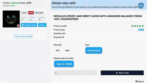 Darknet Markets Generate Millions In Revenue Selling Stolen Personal