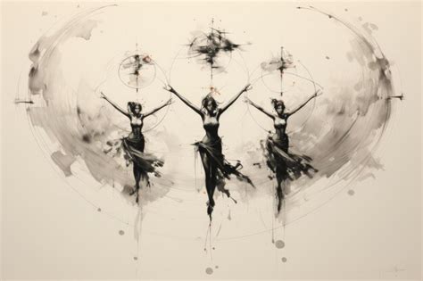 Premium Ai Image Agile Acrobats Soaring Through The Air With Aerial Grace Generative Ai