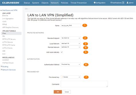tunneling ipv6 over ipv4 networks using cos core ipsec clavister