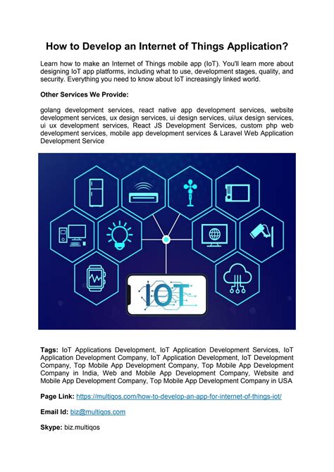 How To Develop An Internet Of Things Application By Multiqos Tech Issuu