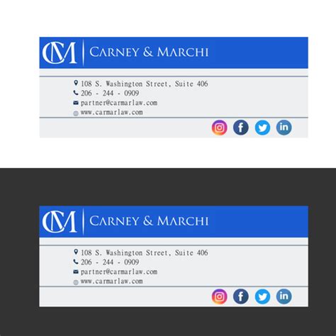 Designs Signature Block For A Modern Law Office Other Design Contest