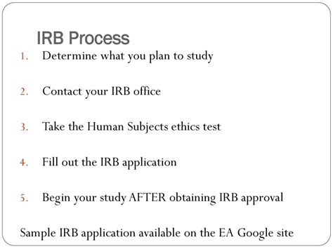 Ethics In Evaluation Research And Irb Ppt Download