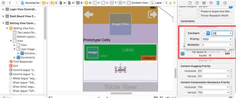 Ios Set The Position Of A Label Within A Cell In Tableview Stack Overflow