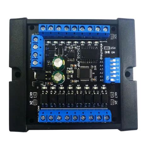8 48ch Rs485 Npn Pnp Input Output Port Remote Control Switch Plc Io Expansion Board Din35 Modbus