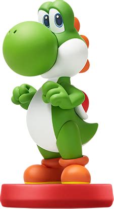 File:Yoshi Amiibo Artwork.png - Super Mario Wiki, the Mario encyclopedia