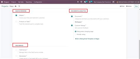 New Projects In Odoo 16 Project App Odoo V16 Enterprise Edition Book