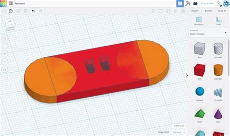Simple Fastener Practical Intro To D Modeling Simple Cable Organizer Fasteners