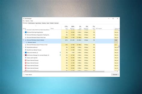 Fix Microsoft Windows Search Indexer High Cpu Usage