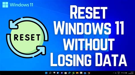 How To Reset Windows 11 Without Data Loss GETKEY JP