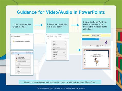 Guidance for Video Audio in PowerPoints презентация онлайн
