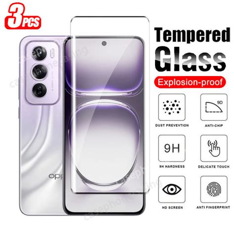 สำหรับ Oppo Reno 12 Pro Reno12 12pro 5g 2024ป้องกันหน้าจอโค้งกระจก