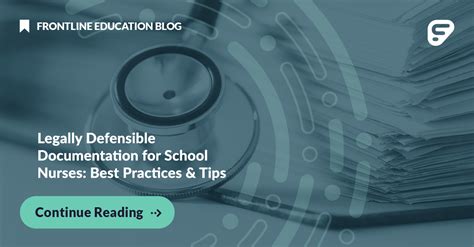 Legally Defensible Documentation For School Nurses Best Practices And Tips