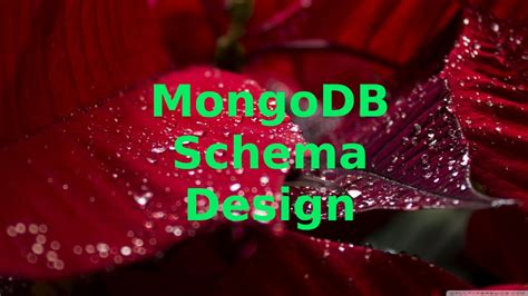 Mongodb Schema Design