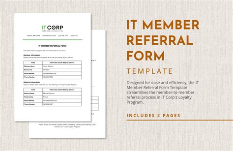 Free Editable Referral Templates In Word To Download
